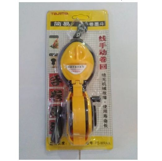 TAJIMA Sipatan Chalk Line Penggaris Benang Sipat Lot Benang Plus Tinta ...