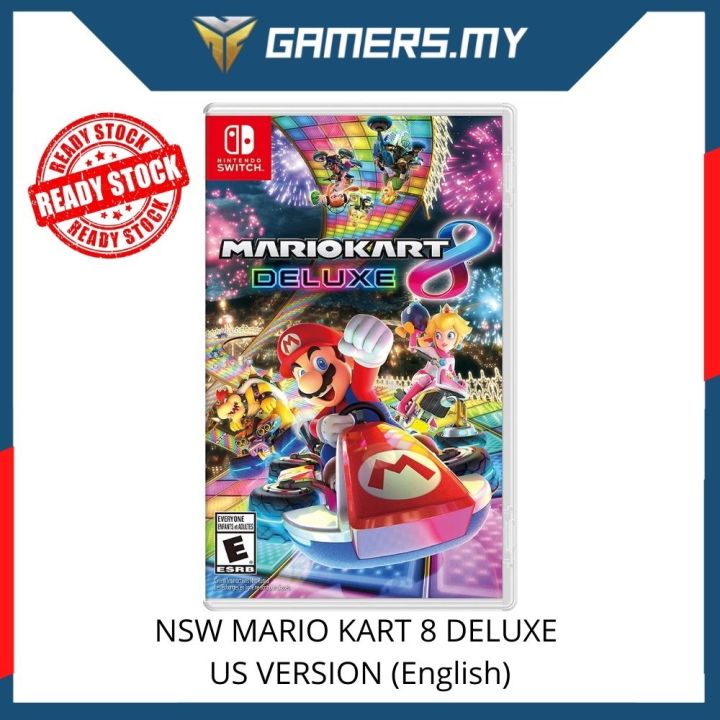 NSW Mario Kart 8 Deluxe - US Version - (English) Game Card For Nintendo ...