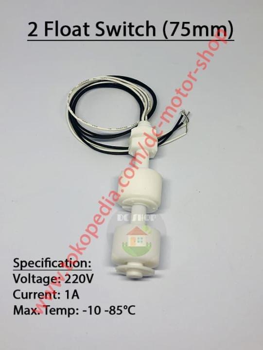 Double Float Switch Water Level Sensor Dual Balls Float Switch 75mm Lazada Indonesia
