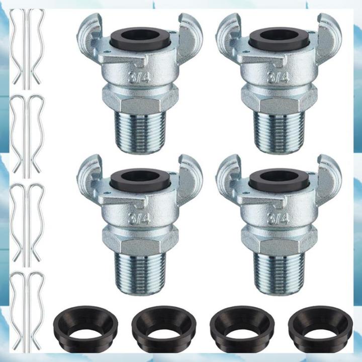 (SNMI) 4Sets NPT Air Hose Fitting 2 Lug Universal Coupling Chicago ...