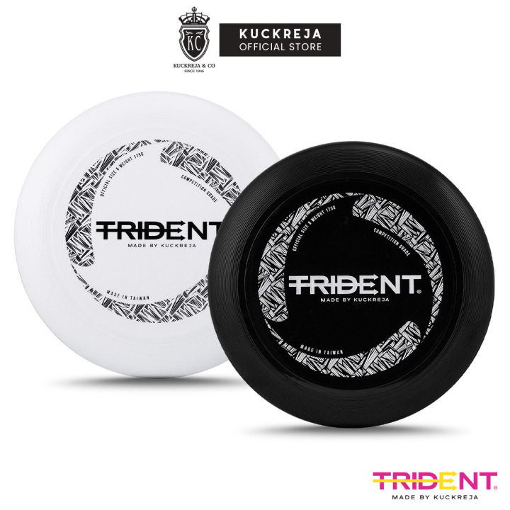 Trident professional outdoor Frisbee - Black/White (175g) | Lazada PH