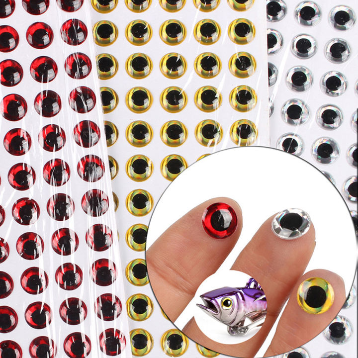 Fishing Tackle Fishing Sticker 3mm 4mm 5mm 6mm Holographic 100pcs/lot ...