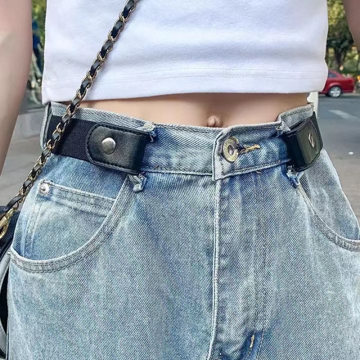 CHB Buckle Free Lazy Belt Stretchable Elastic Invisible Waist Belt for ...