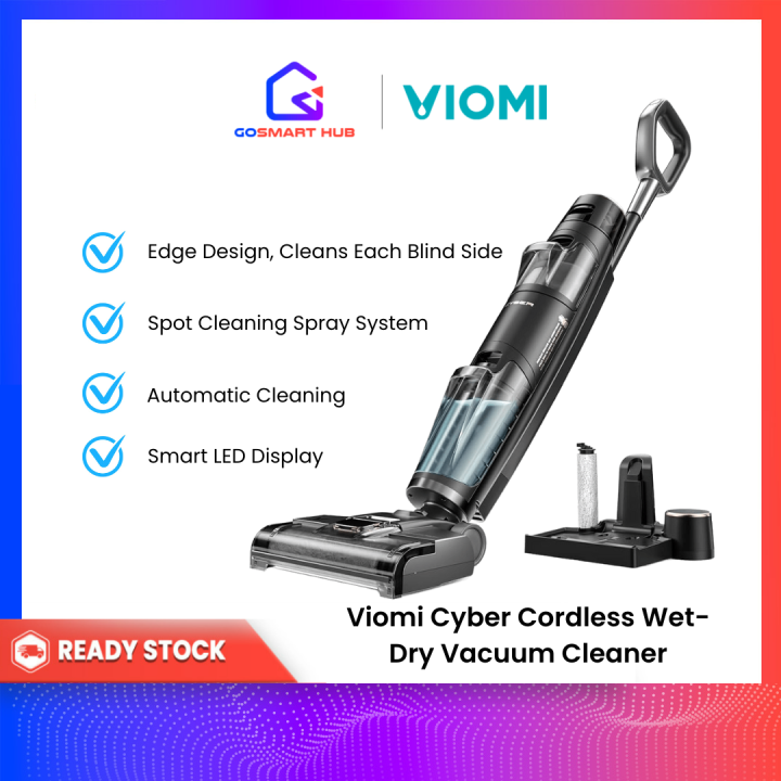 [Demo] Viomi Cyber Cordless Wet-Dry Vacuum Cleaner | One-Step Cleaning ...
