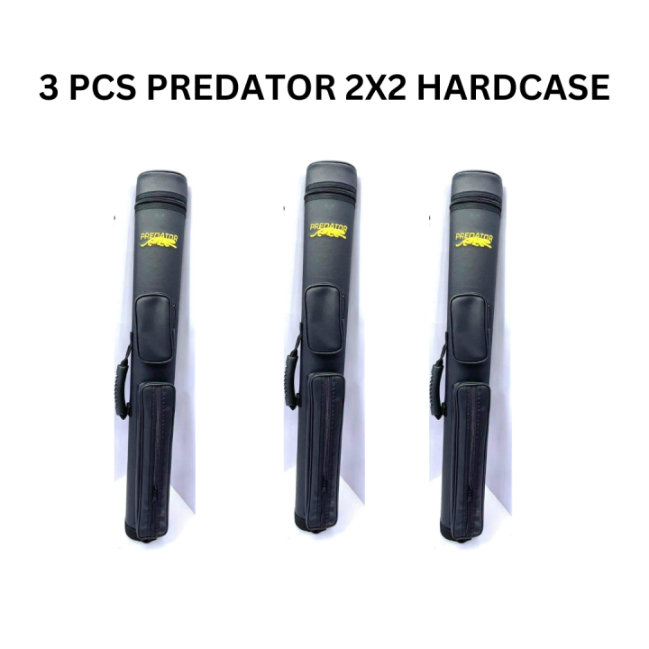 3PCS 2x2 Predator Billiard Cues Leather Hard case / Lagayan ng Tako ng ...