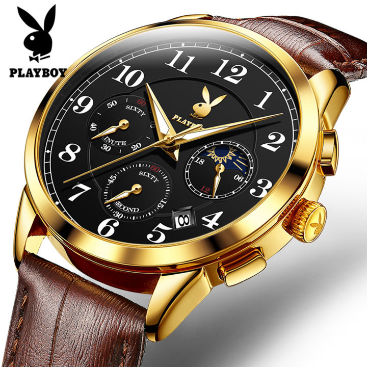 PLAYBOY Watch For Men Branded Relo Water proof Original Chronograph ...