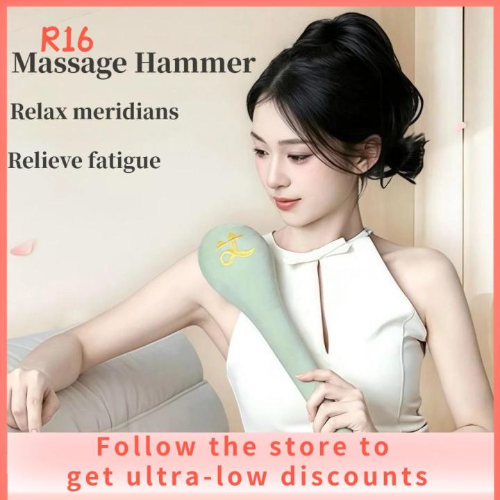 R16 BABY SHOP Self-massage Mugwort Hammer Portable Handmade Health ...