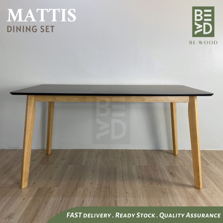 MATTIS 5ft Dining Table 150x90cm AUSTON Table140x80cm 160x90cm Meja ...