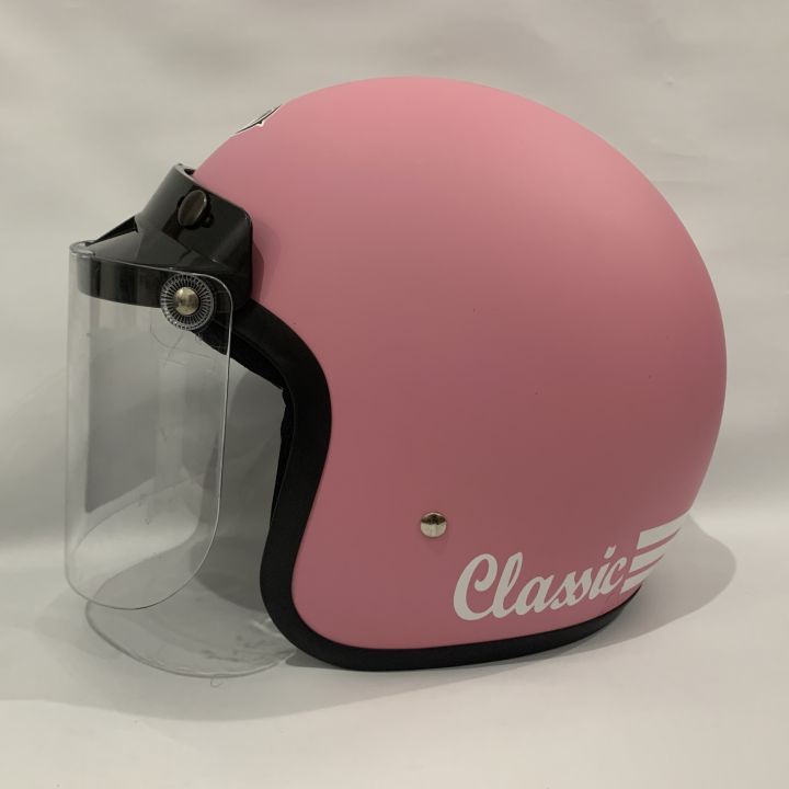 Helm Bogo Classic Pink Doff - Helem SNI Helmet Dewasa Motif | Lazada ...