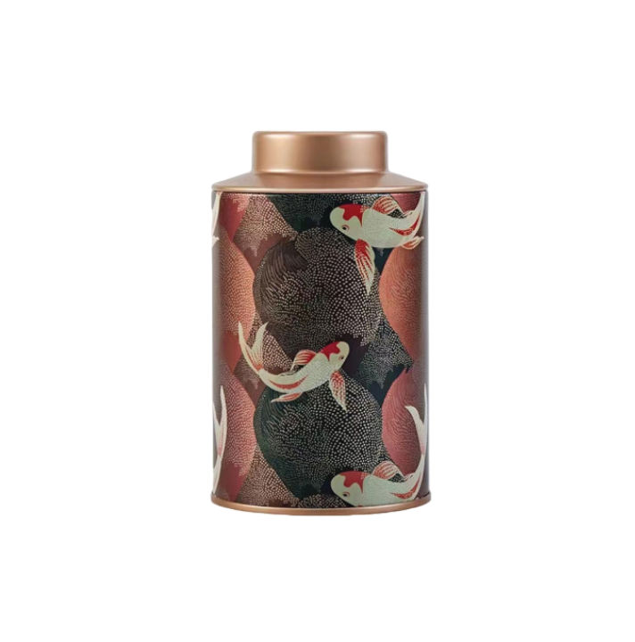 กระปุกเก็บชา ลายปลาคราฟ (Koi) | Tea Storage Canister | ลายสวยงาม รักษา ...