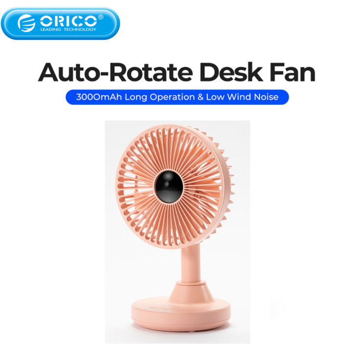 ORICO Clip-on Desk USB Fan Small Office Summer Fan 360 Degree Rotation ...