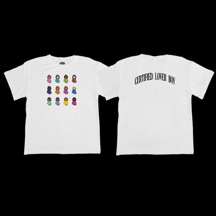 COD DRAKE - Certified Lover Boy CLB Front Back Print, Oversized, Street ...