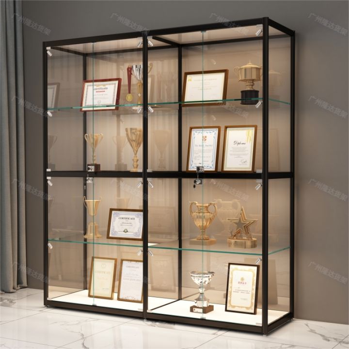 Hand-held display case Lego trophy certificate transparent glass ...