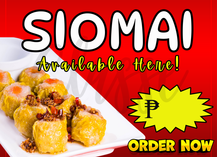 LAMINATED SIGNAGES A4 SIZE 180GSM PAPER HIGH QUALITY SIOMAI / SIOMAI ...