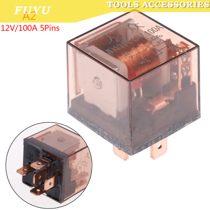 FUYU Waterproof automotive relay 12/24V 100A 4/5Pin SPDT car control ...