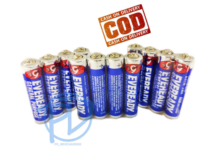 COD PD ORGINAL EVEREADY BATTERY TRIPLE A & DOUBLE A HEAVY DUTY BATTERY ...