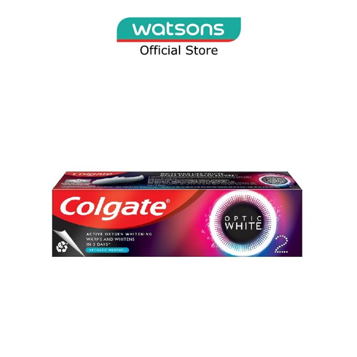 COLGATE Optic White O2 Whitening Toothpaste (Aromatic Menthol) 20g ...