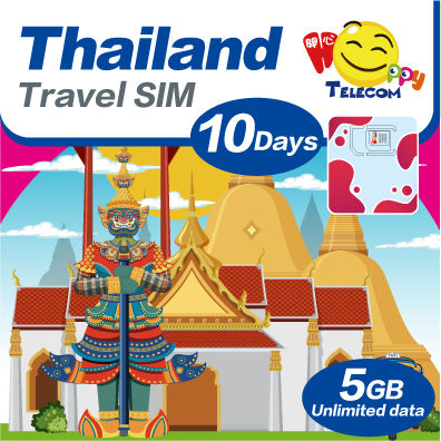 Happy - Thailand 10 Days 5GB Unlimited Data Travel Sim | Lazada