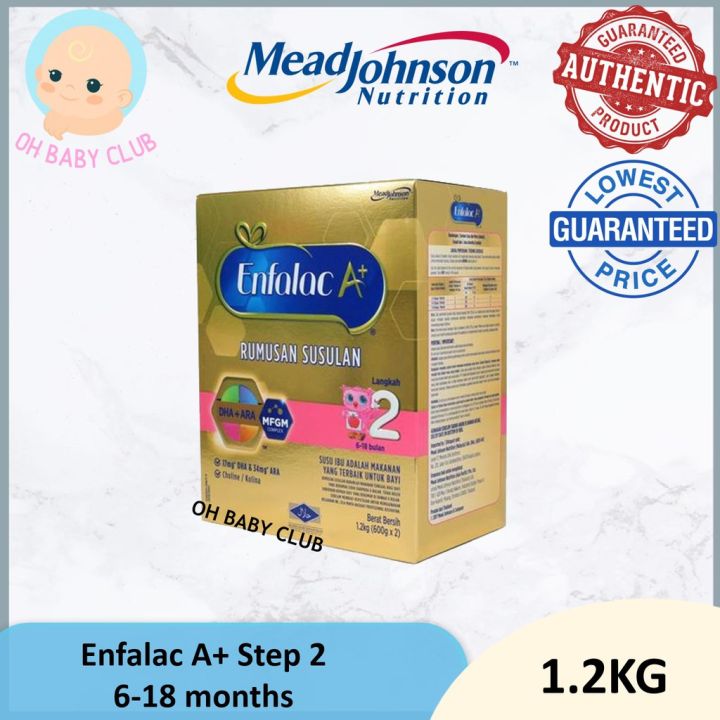 Enfalac A+ Step 2 Milk Formula (1.2kg) | Lazada