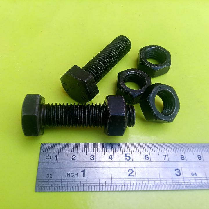 BAUT BAJA HTB 8.8 M14 X 50 FULL DRAT / BAUT 22 KUNCI 22 / BAUD FULL ...