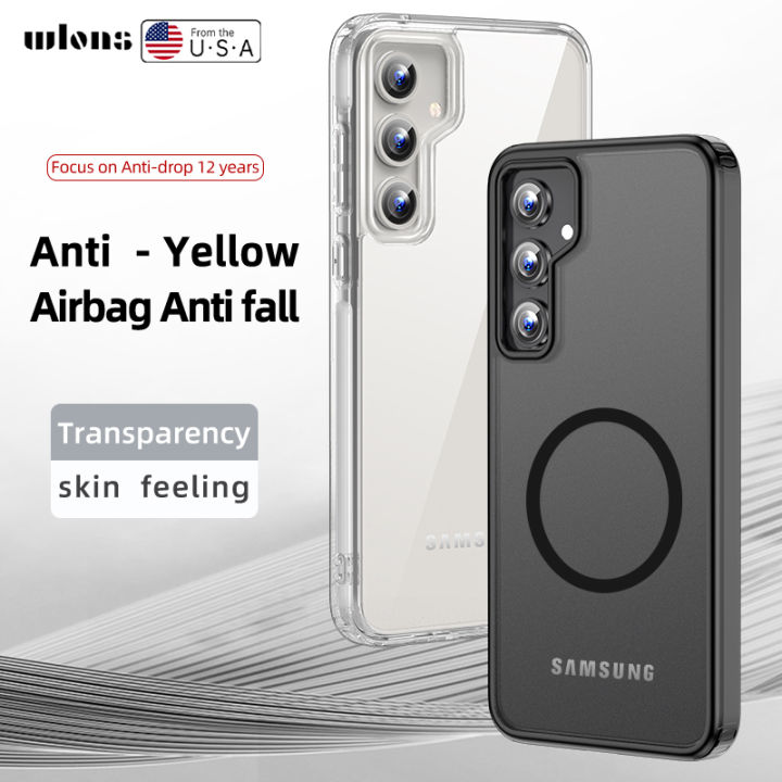 Samsung Galaxy A35/Galaxy A55 Transparent Hard Case,[Anti-Yellowing] Ultra Thin Slim Shockproof ...