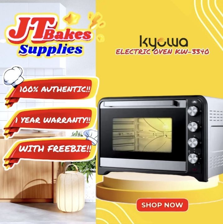 KYOWA Electric Oven 80 Liters KW-3340 with Rotisserie Function ...