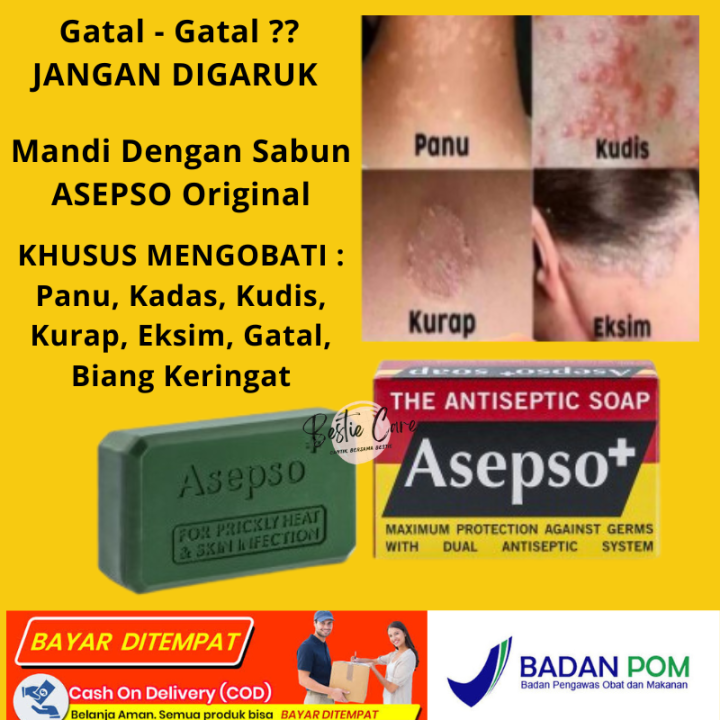 Sabun Asepso Obat Gatal Asli Untuk Mengobati Gatel2 Seluruh Badan dan ...