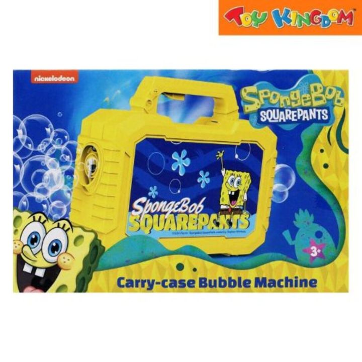 SpongeBob SquarePants Carry Case Bubble Machine | Lazada PH