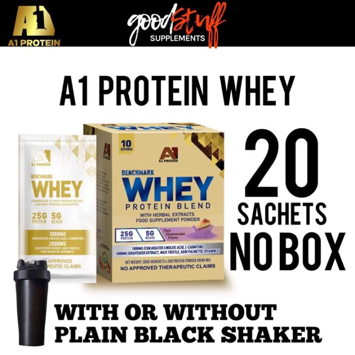 A1 Protein whey Benchmark whey 20 servings No Box with ot without ...