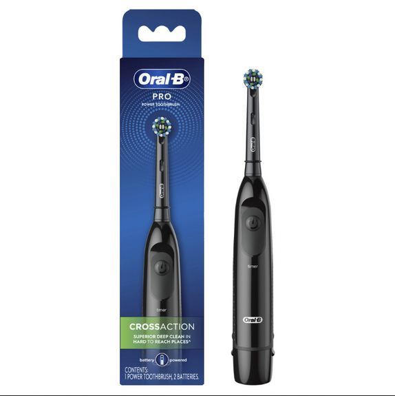 Oral-B Pro Cross Action Battery Power Toothbrush Powered By Procore | Lazada