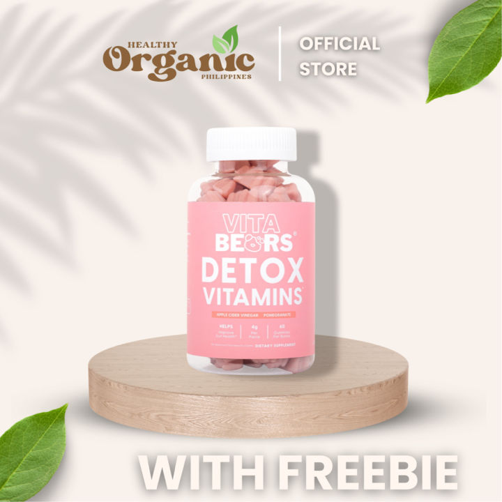VITABEARS Detox Vitamins Gummies Vita Bears Vegan Collagen Folic Acid ...