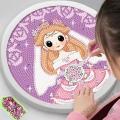 Cartoon Princess Diamond Drawing Kit - ศิลปะ DIY พร้อมกรอบกลม | Lazada ...