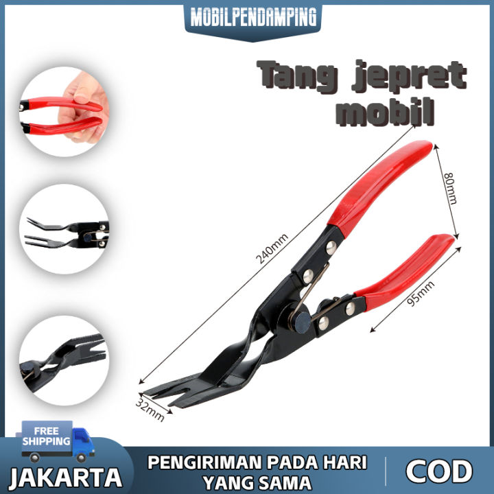 Tang jepret mobil Screwdriver Fastener Remover Pelepas Keling Penjepit ...