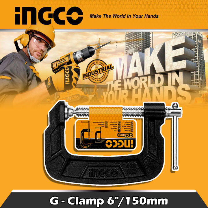 INGCO C clamp - HGC0104 , HGC0105 , HGC0106 | Lazada PH