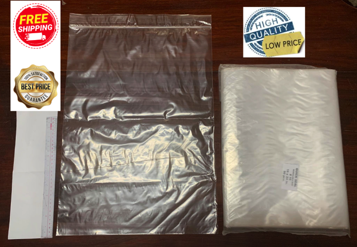 16 x 24 inches or 40 x 60cm | Quickseal Ziplock | Resealable Ziplock ...