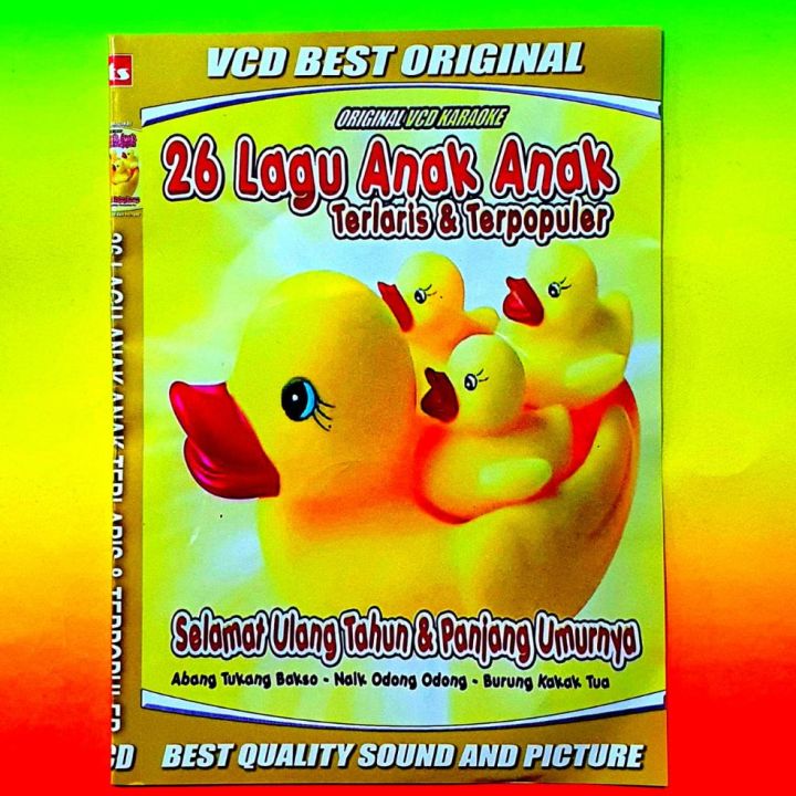 KASET VCD VIDEO MUSIK 26 LAGU ANAK ANAK TERLARIS TERPOPULER SEPANJANG MASA-LAGU ANAK TERBAIK ...