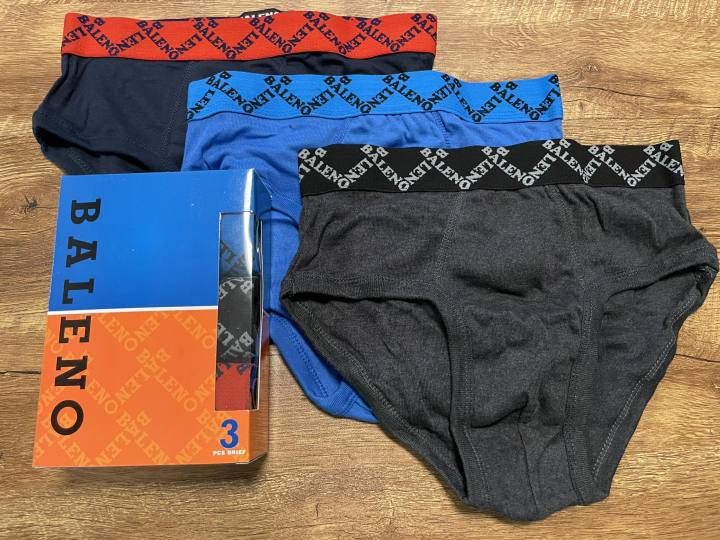 BALENO 3in1 Regular Assorted Colored Briefs BL2071 | Lazada PH