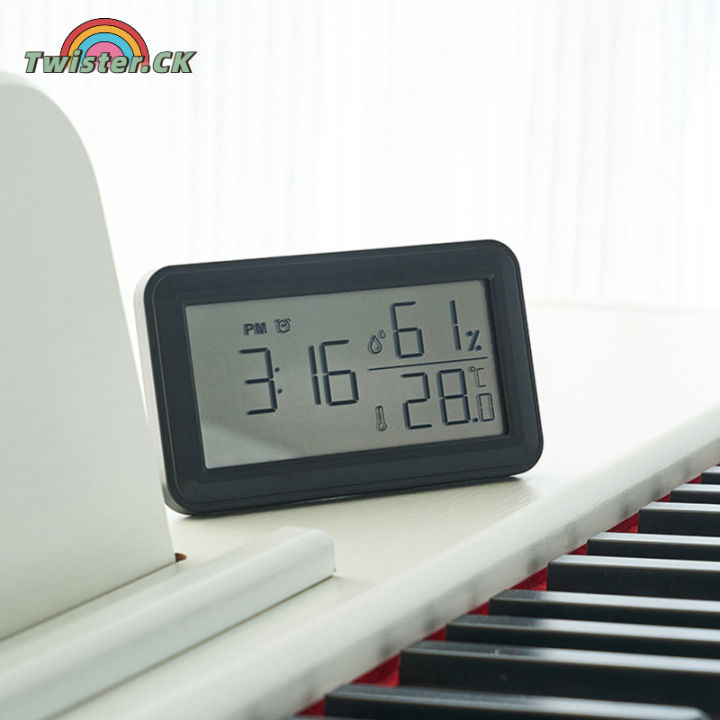 Twister.CK Digital Alarm Clock Lcd Large Screen Time Date Display ...