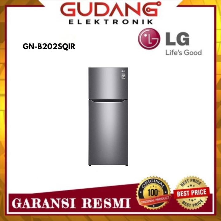 KULKAS 2 PINTU LG GNB 202 SQIR LEMARI ES 2 PINTU LG 202 L GN-B202SQIR | Lazada Indonesia