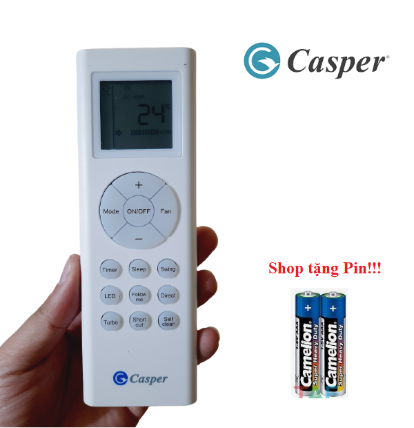Remote Điều khiển điều hòa Casper 1&2 chiều Inverter- Hàng mới chính ...