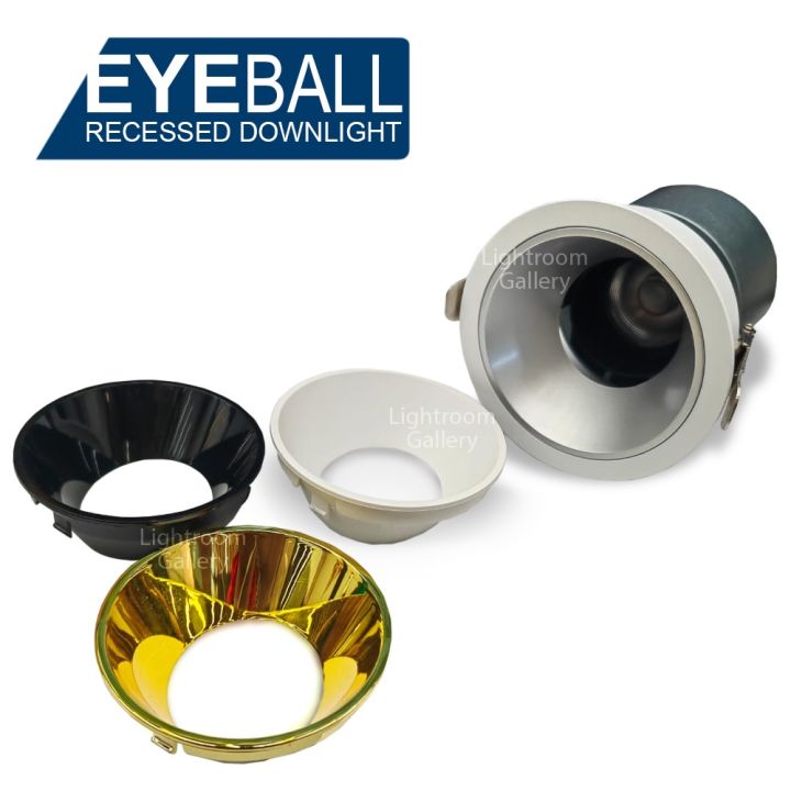 10W LED Eye ball Recessed Spotlight LED Eyeball COB Downlight Spot ...