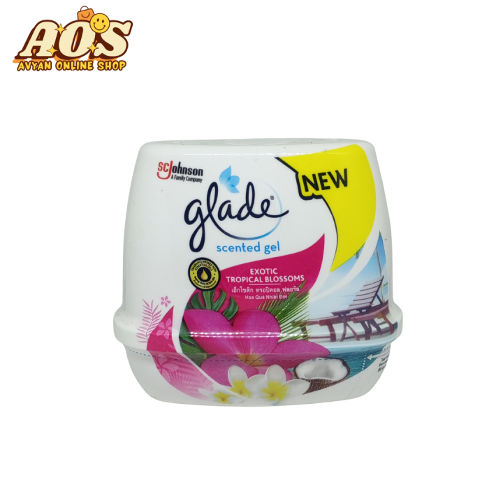 Glade Scented Gel Exotic Tropical Blossoms 180g | Lazada PH