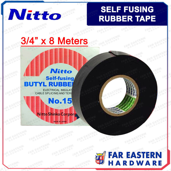 NITTO Self-Fusing Rubber Tape Electrical Insulation 3/4" x 8m Made in ...