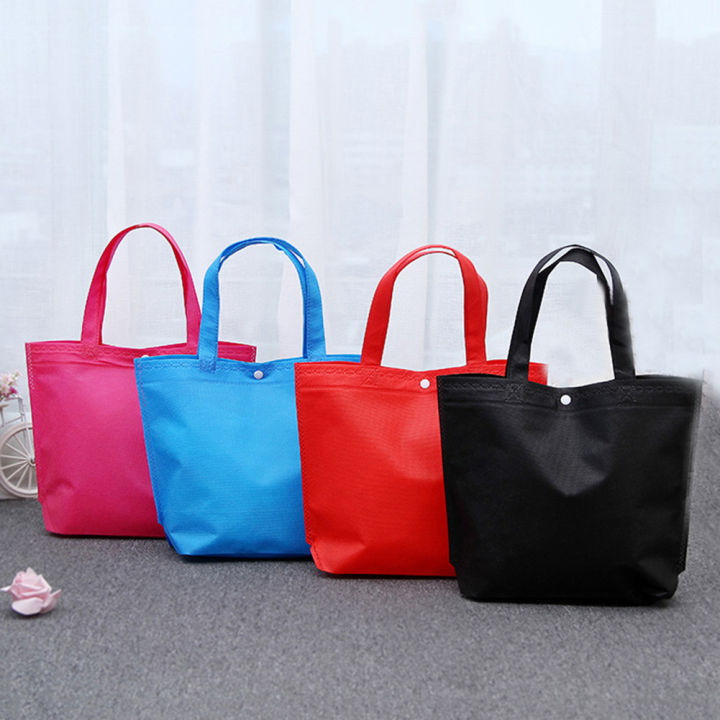 Women Foldable Shopping Bag Reusable Eco Large Unisex Fabric Shoulder ...
