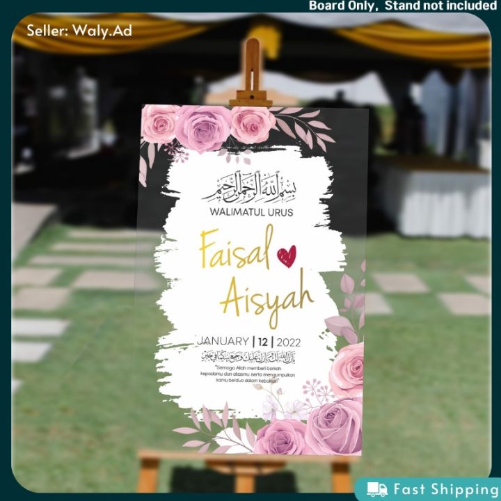 23 Design Wedding Board [Custom] Personalized Acrylic Wedding Signage ...