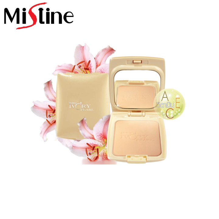 แป้งไข่มุก มิสทีน นัมเบอร์ วัน ไอเวอรี่ เพิร์ล ซุปเปอร์ พาวเดอร์ SPF 30 PA++ / Mistine Number ...
