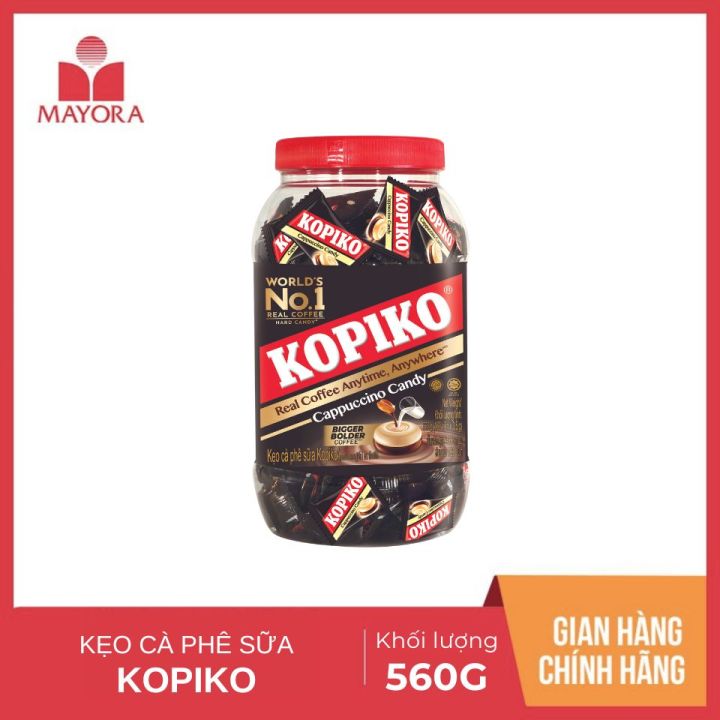 Kẹo Kopiko Cappuccino (Cà Phê Sữa) Hũ 560G | Lazada.vn