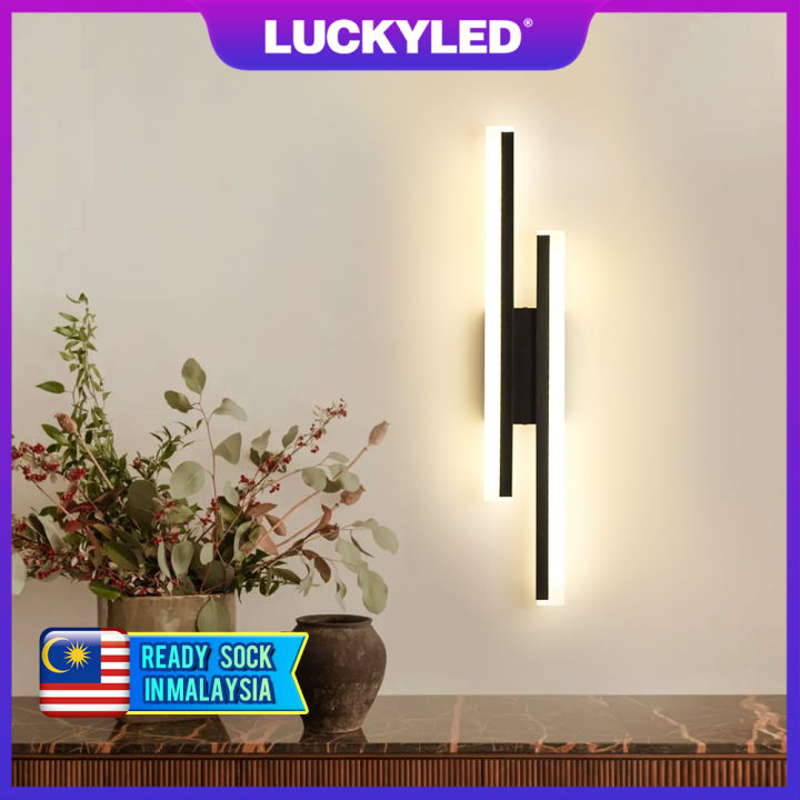 Indoor Wall Lamp Black Nordic Wall Light For Living Room Bedroom AC100 ...