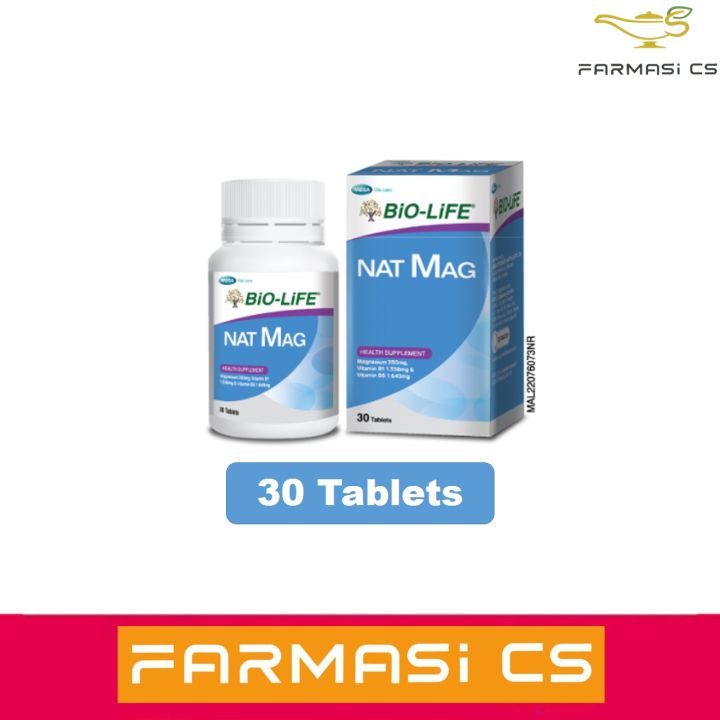 Bio-Life Nat Mag 30 Tablets EXP:11/2025 [ Bio Life Biolife NatMag ...