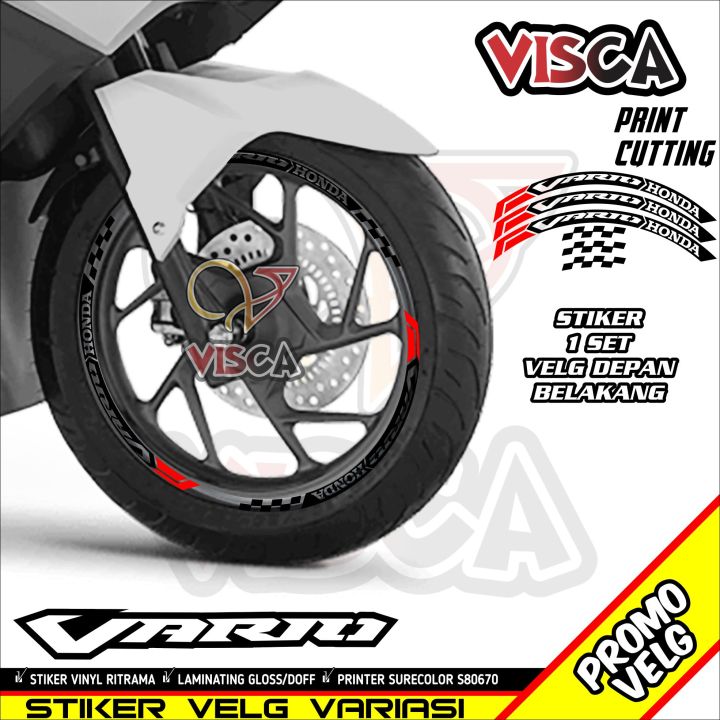 Stiker Velg List Velg Motor Cutting Sticker Velk Vario Motif Vario Type ...